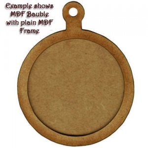 Giant Round Christmas Bauble MDF Wood Shape